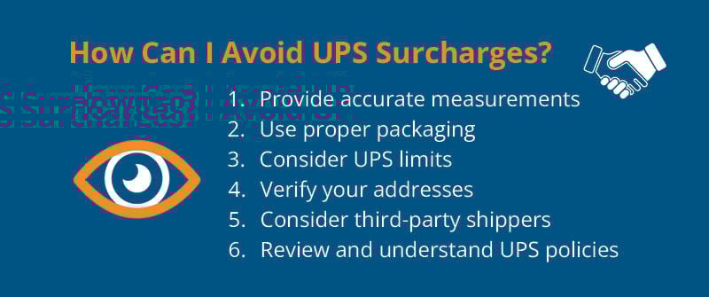 How Can I Avoid UPS Surcharges?